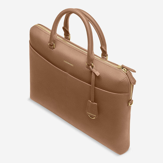 The Laptop Bag - Sandstone Brown – MAISON de SABRÉ