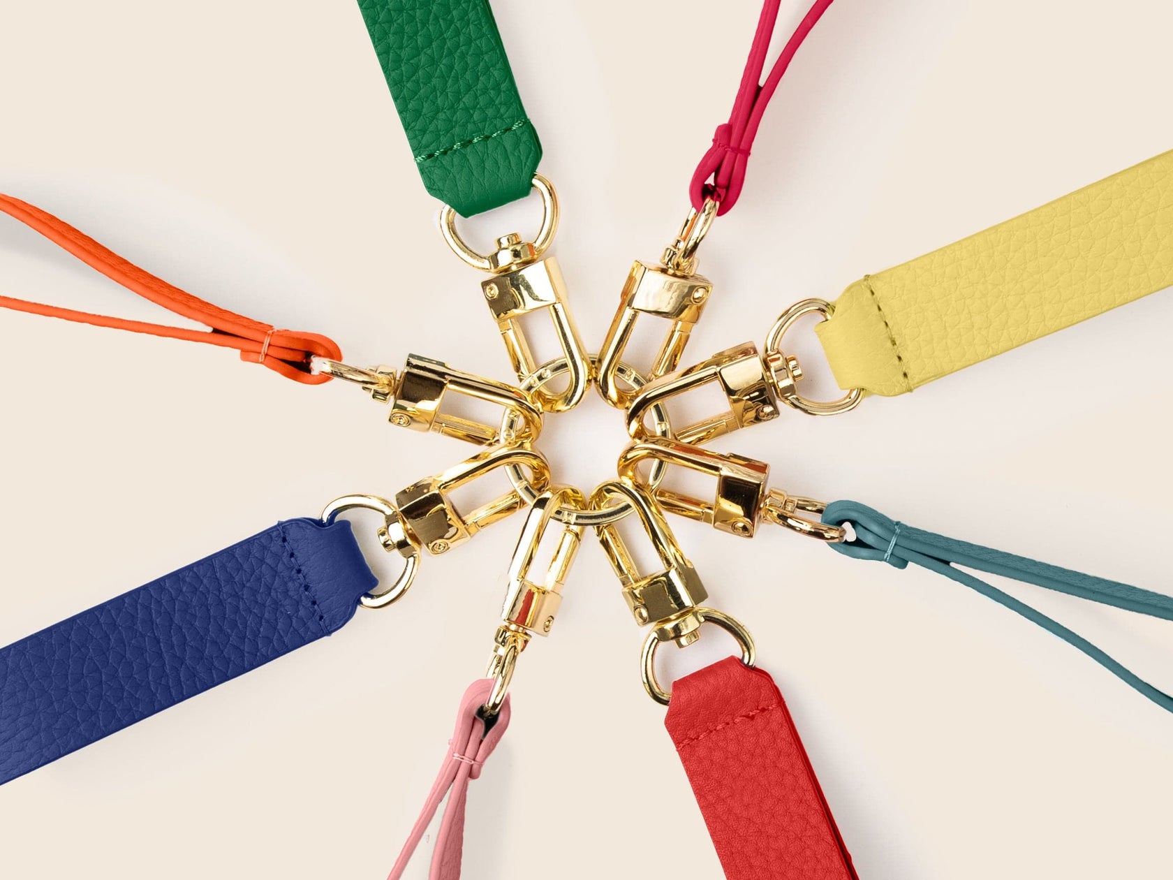 The Upcycled Keychain - Manhattan Orange – MAISON de SABRÉ