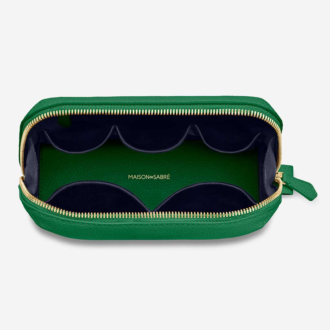The Tech Pouch - Emerald Green – MAISON de SABRÉ